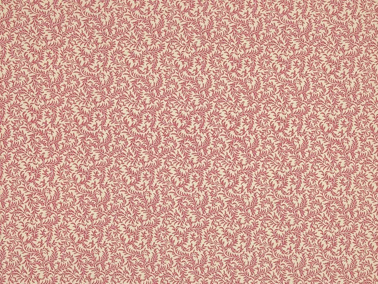 Braquenie Le grand corail vermicule assorti – Baumwoll-Vorhängstoff